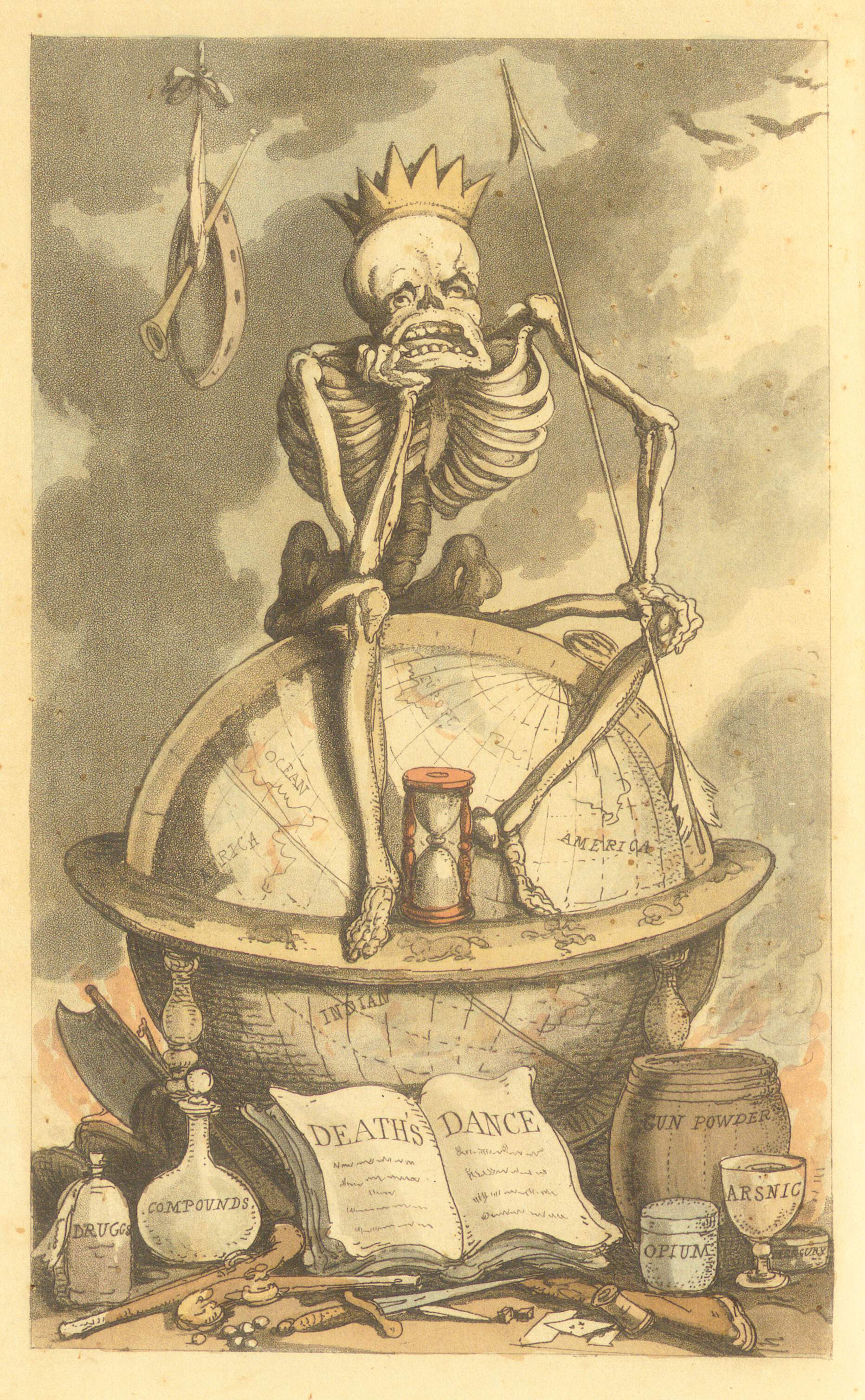 The English Dance of Death—Frontispiece – Old Book Illustrations