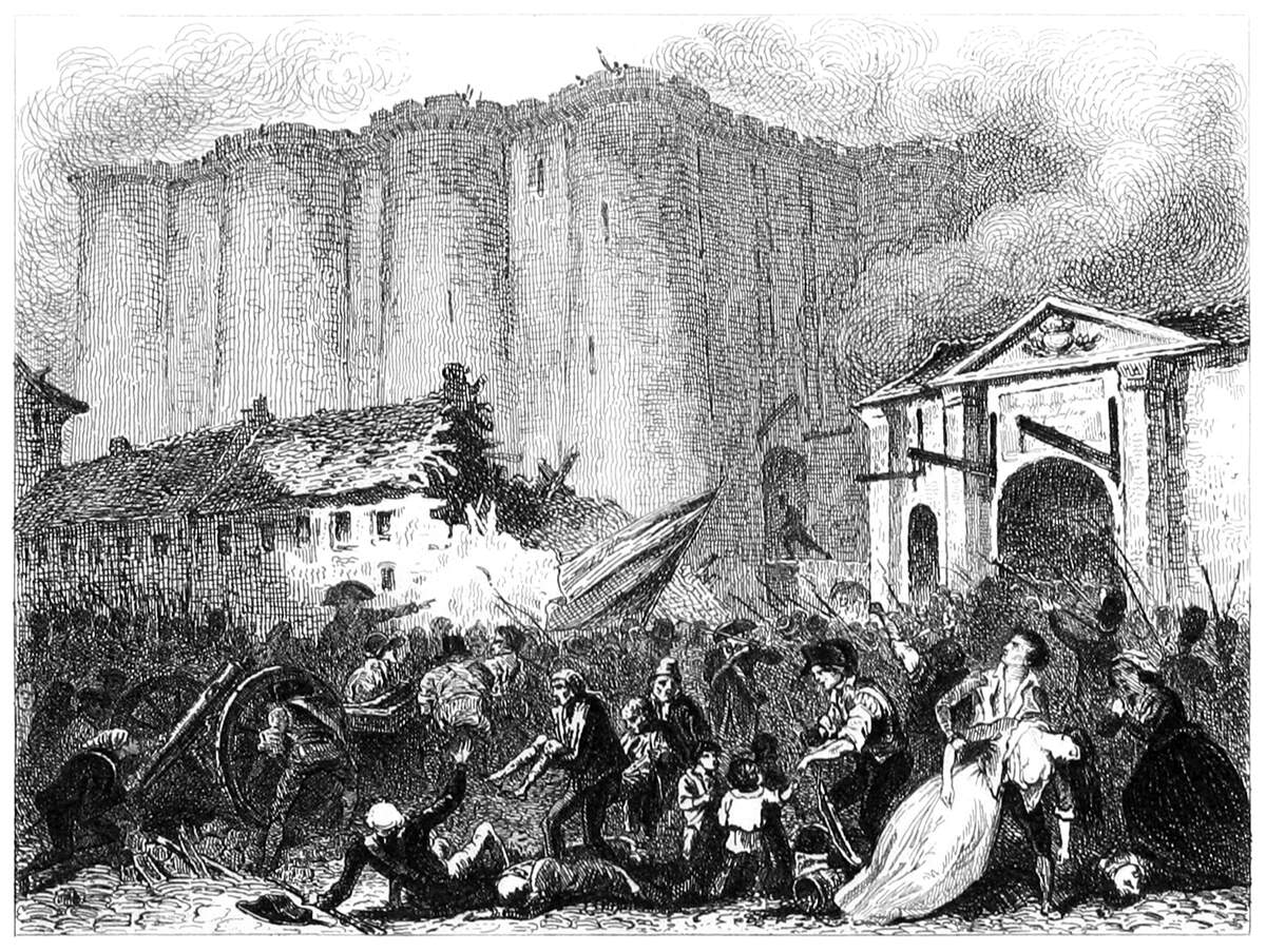 The Bastille – Old Book Illustrations