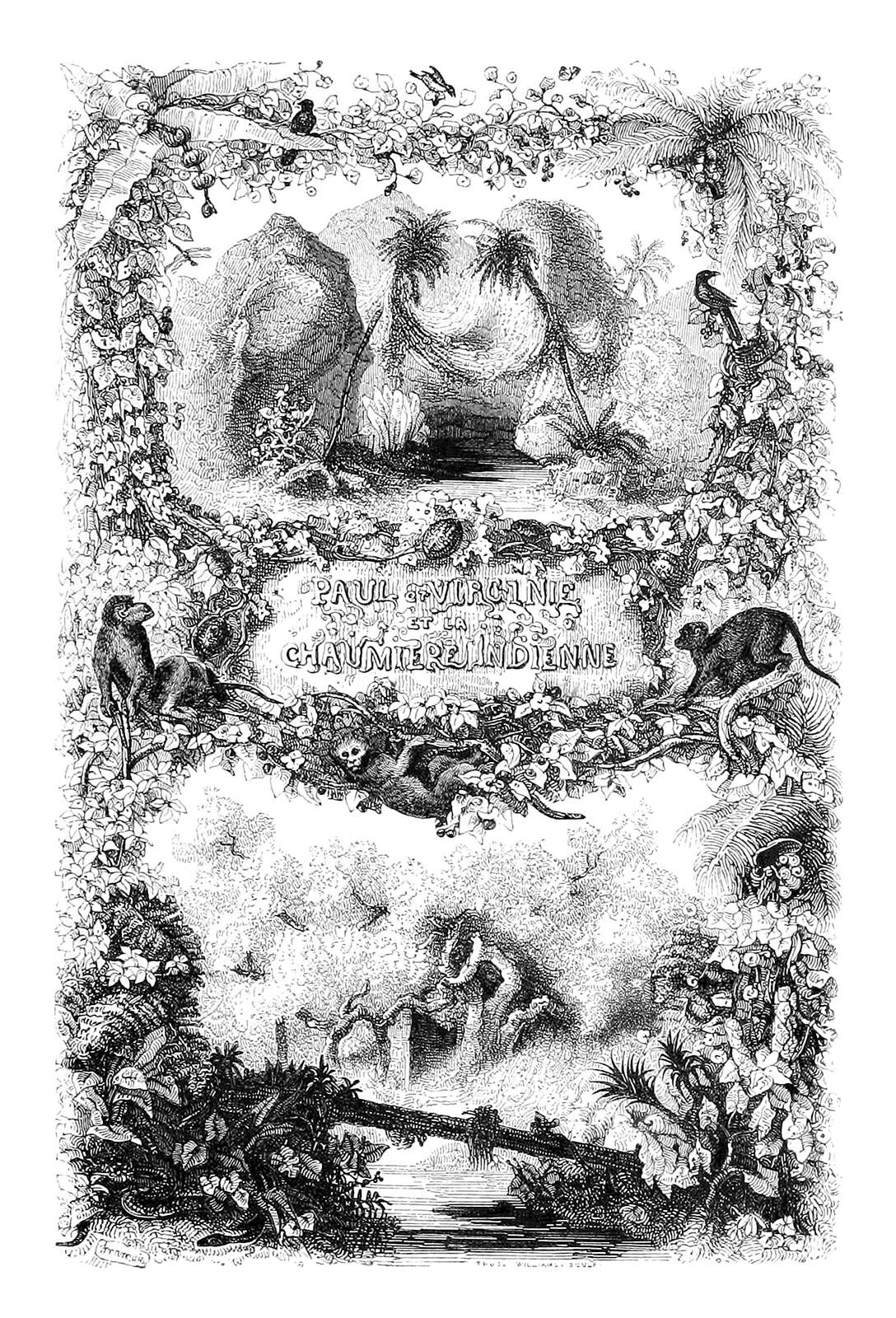 Paul et Virginie—Frontispiece – Old Book Illustrations