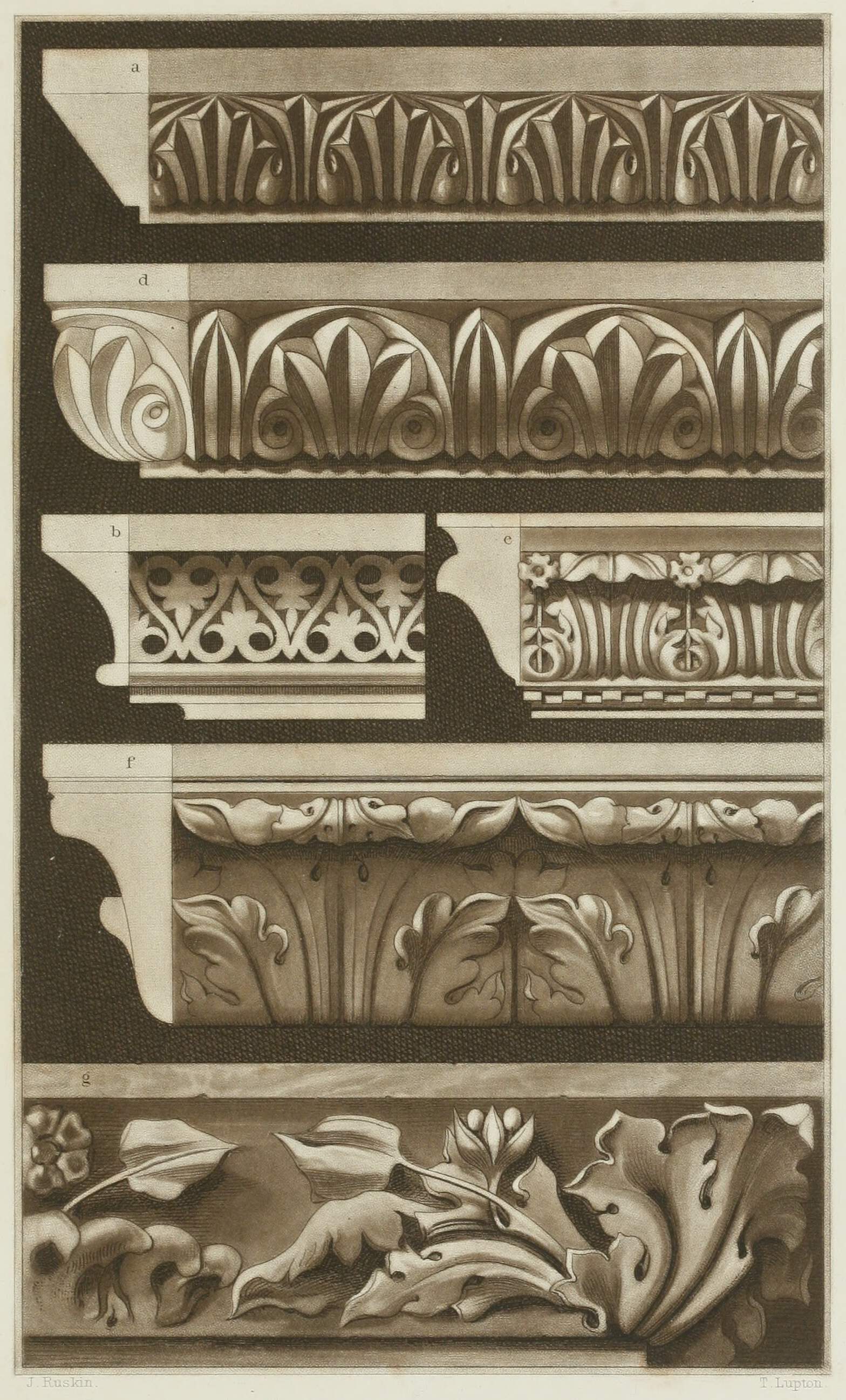 Cornice Decoration – Old Book Illustrations