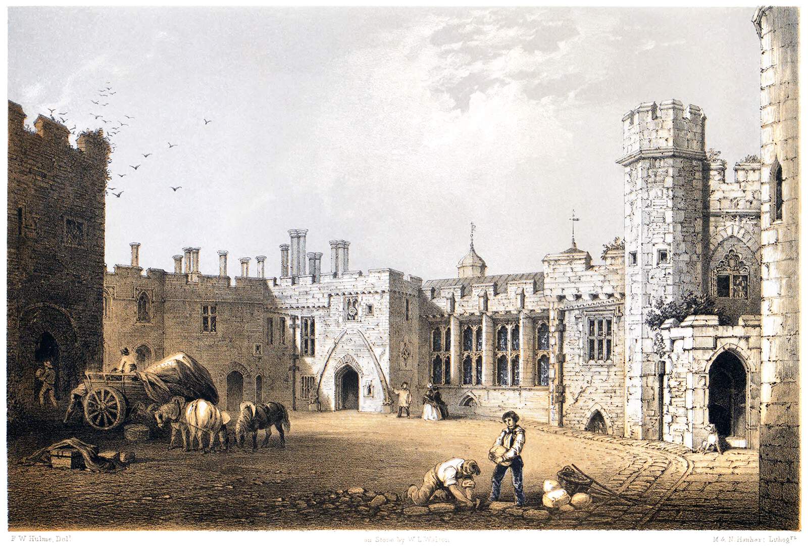 Berkeley Castle – Old Book Illustrations