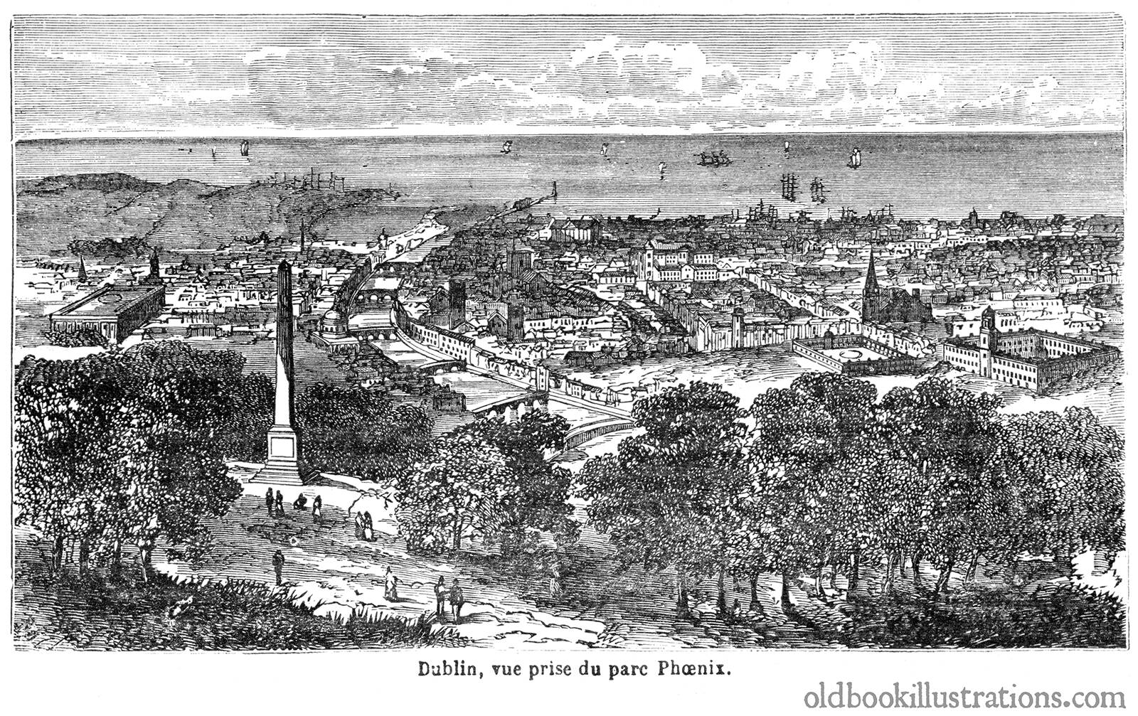 Dublin – Old Book Illustrations