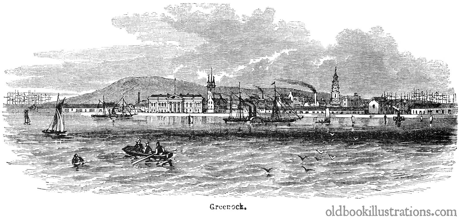 Greenock – Old Book Illustrations
