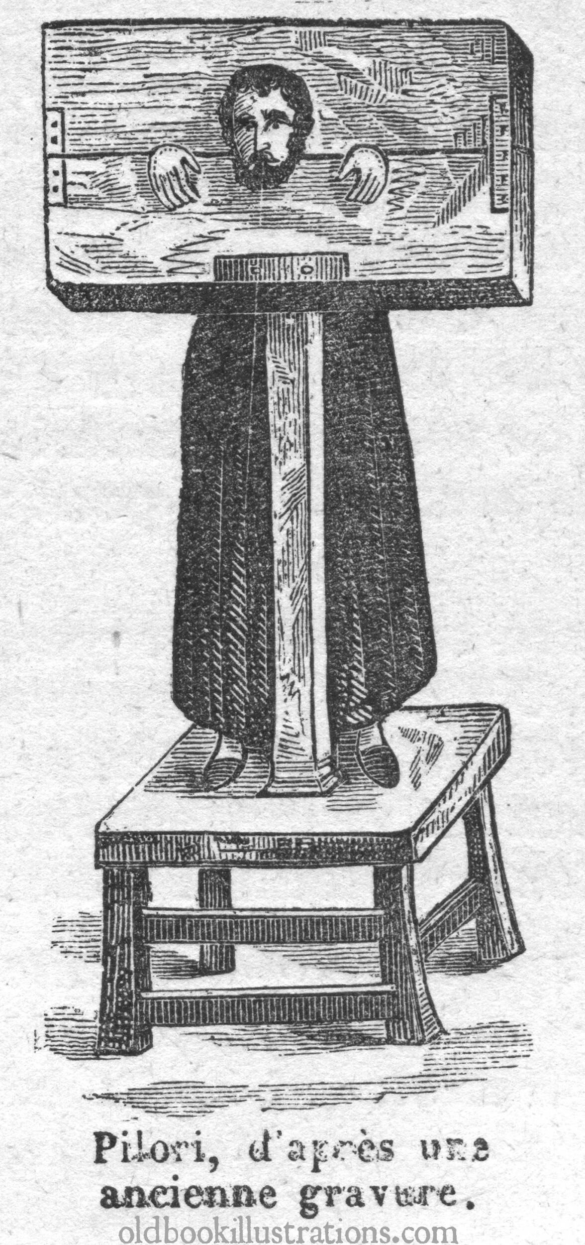 Pillory – Old Book Illustrations