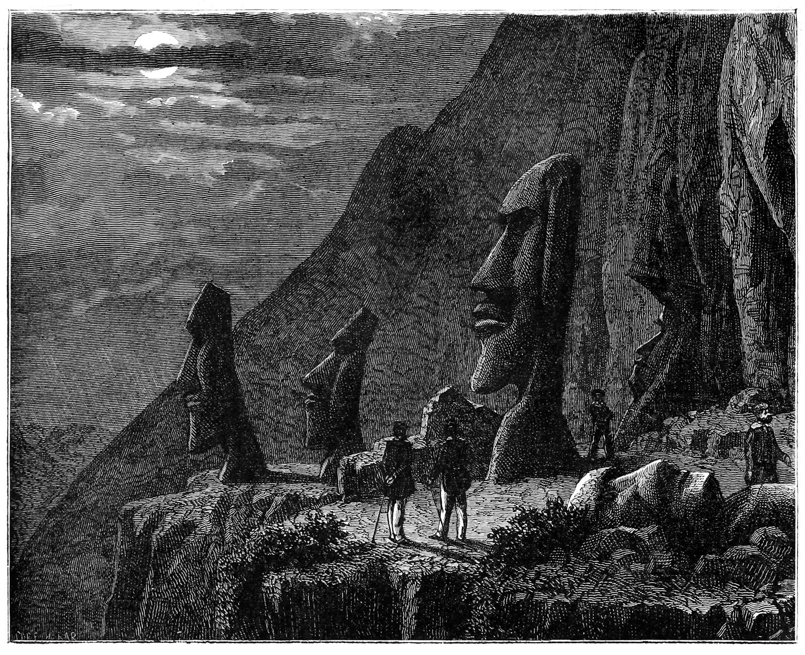 Easter Island – Old Book Illustrations