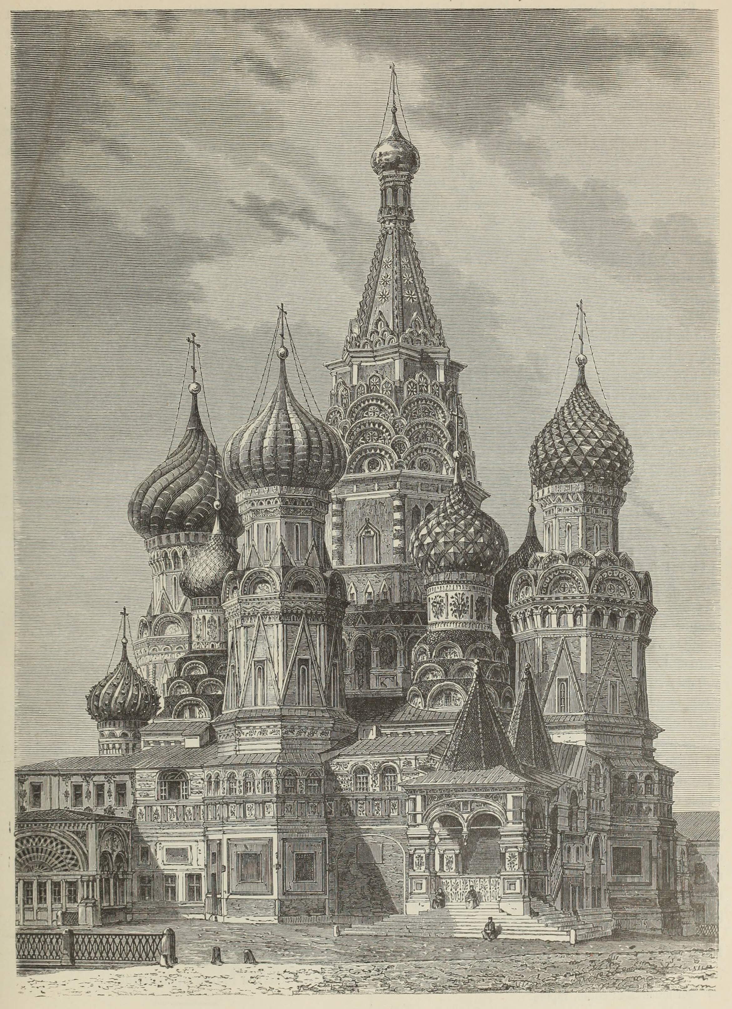 Saint Basil’s Cathedral – Old Book Illustrations