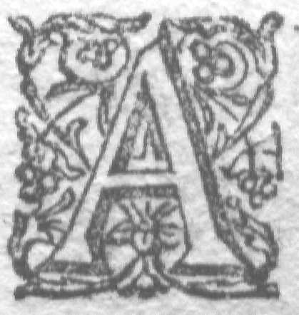 Initial letter—A – Old Book Illustrations