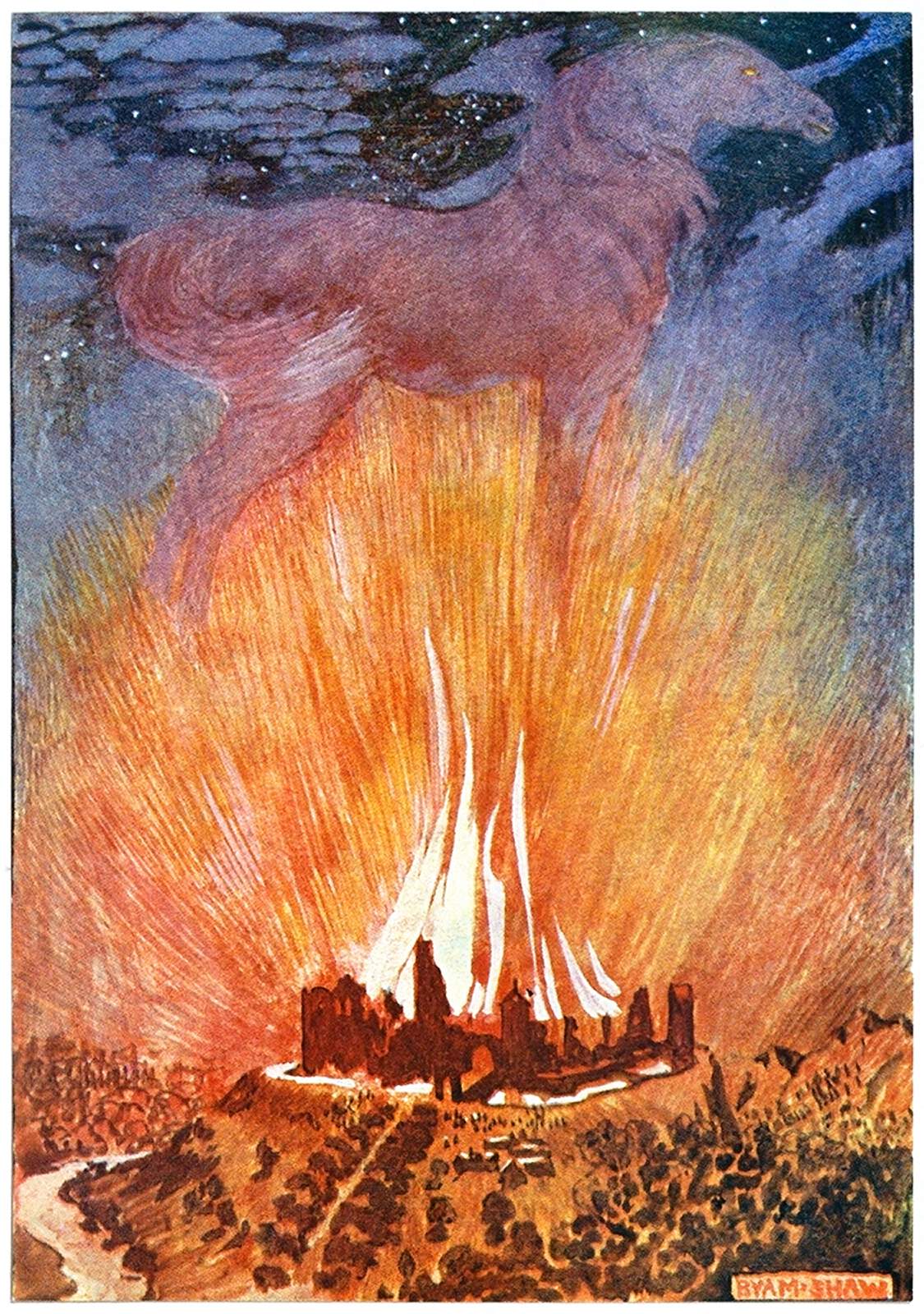 Metzengerstein – Old Book Illustrations