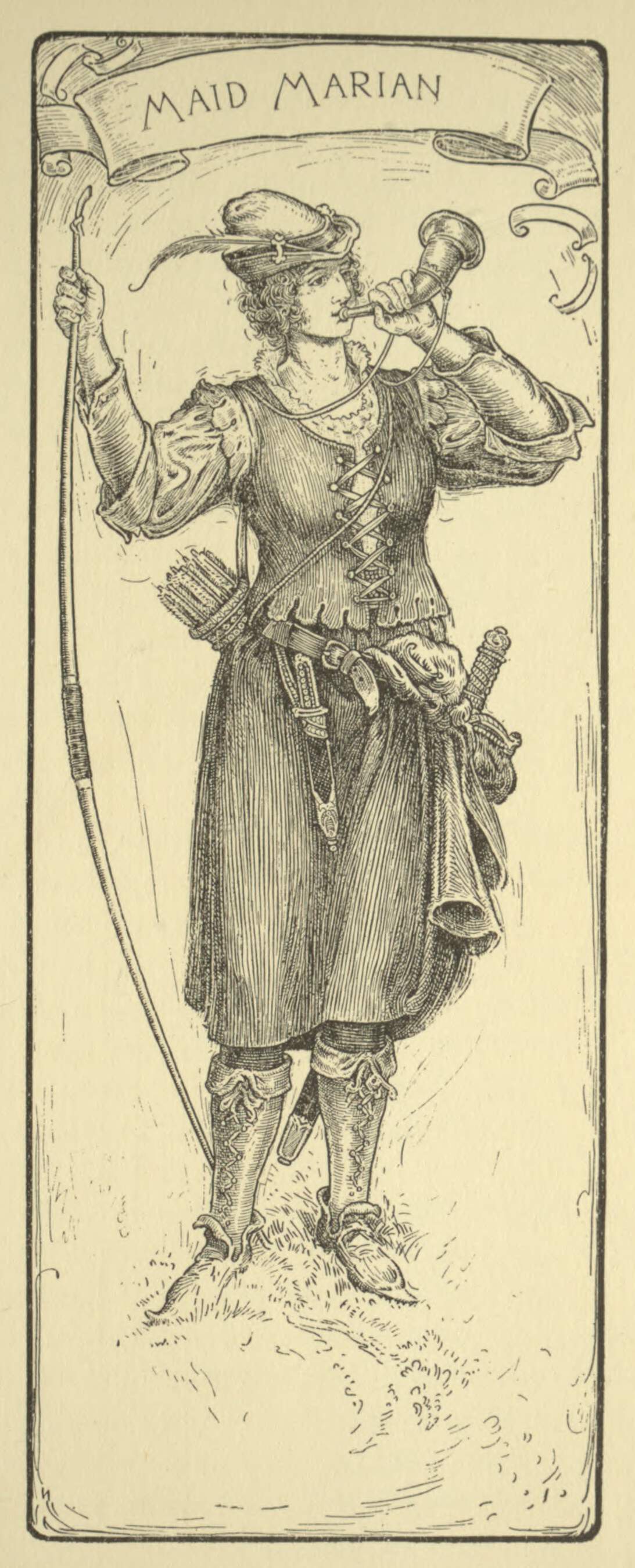Maid Marian – Old Book Illustrations
