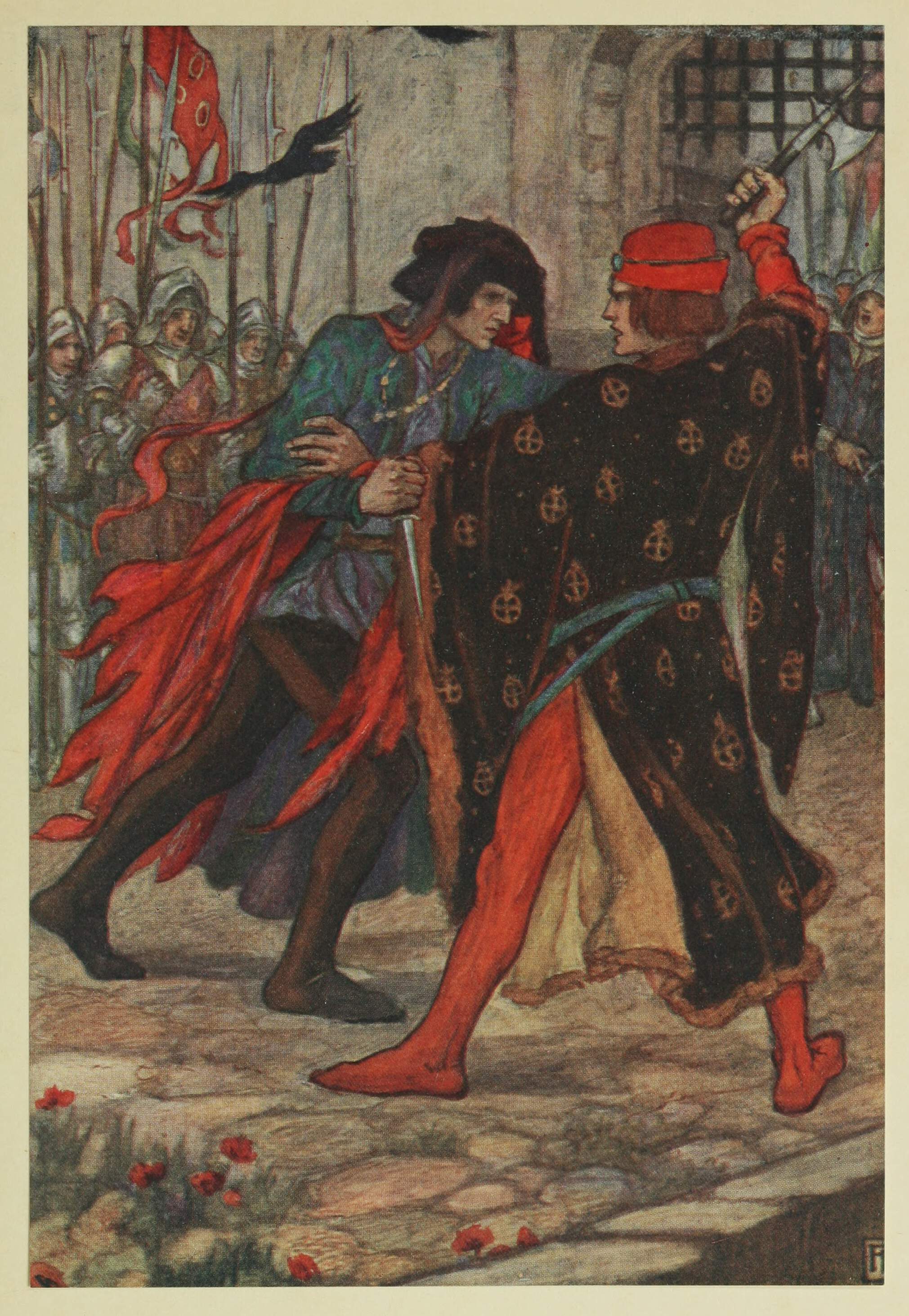 Medieval Thief Stealing