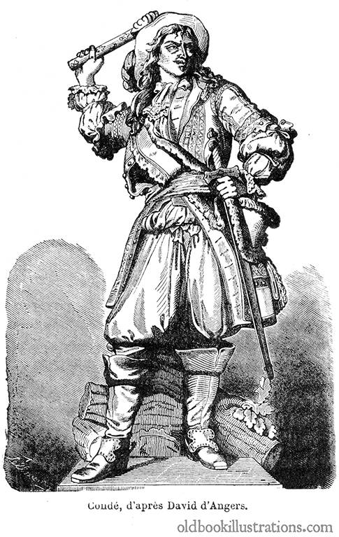 Prince of Condé – Old Book Illustrations