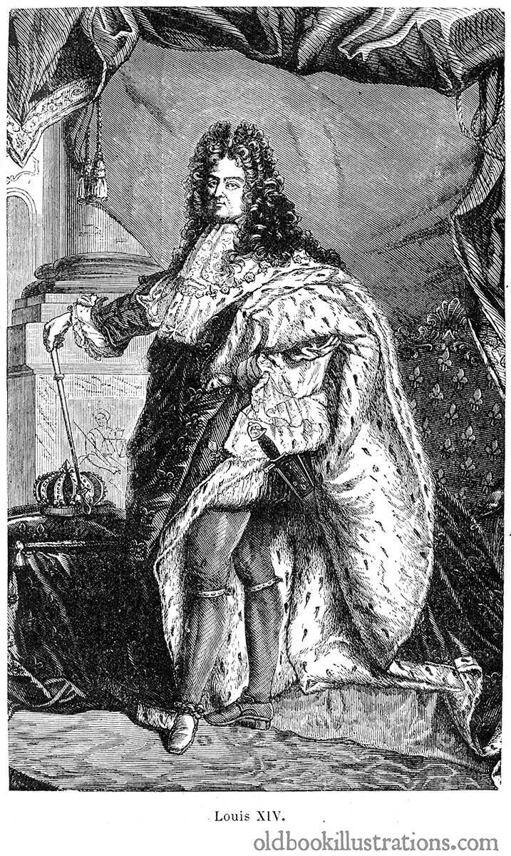 Louis XIV – Old Book Illustrations