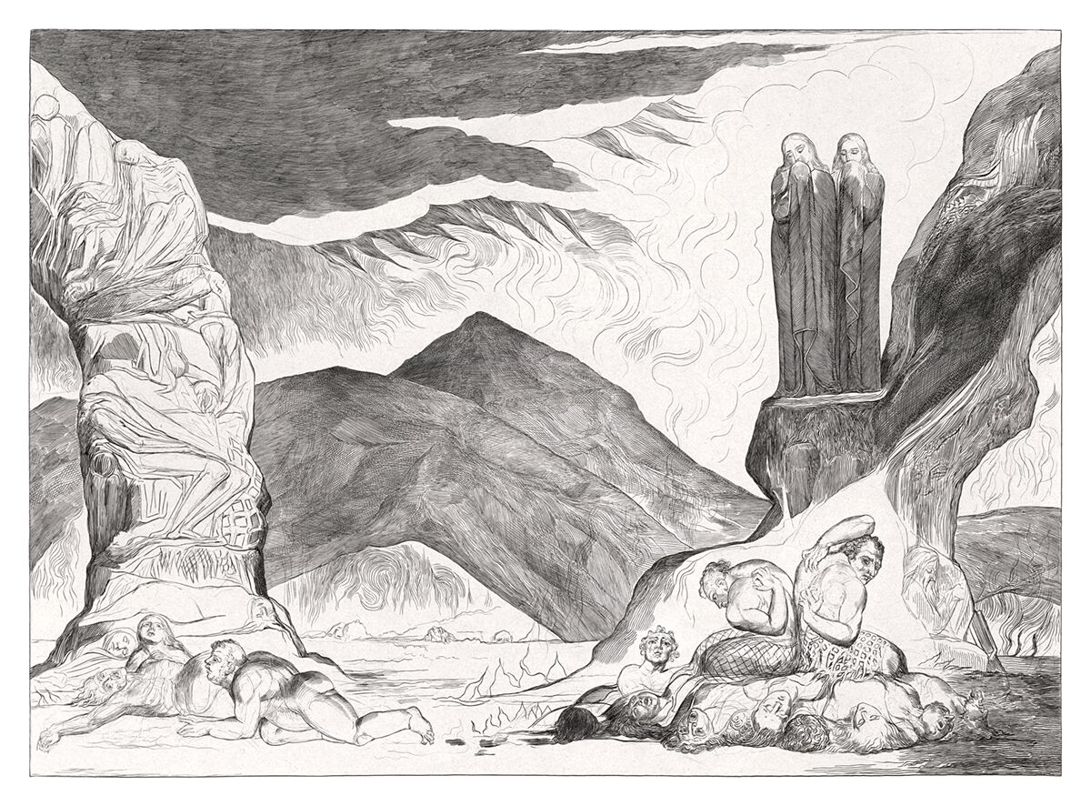 The Pit of Disease: The Falsifiers – Old Book Illustrations