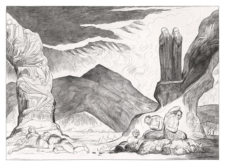 The Pit of Disease: The Falsifiers – Old Book Illustrations