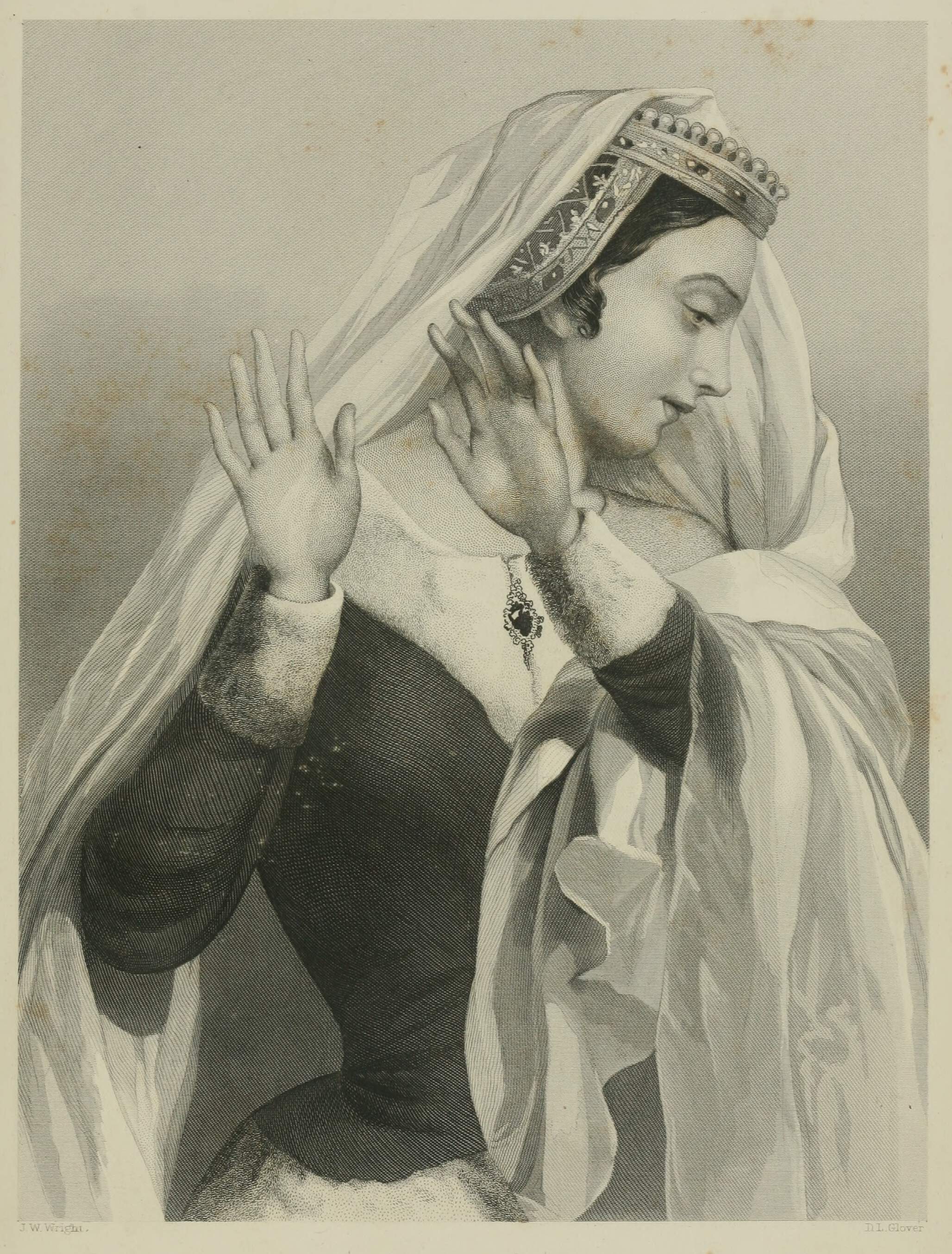 Lady Anne – Old Book Illustrations