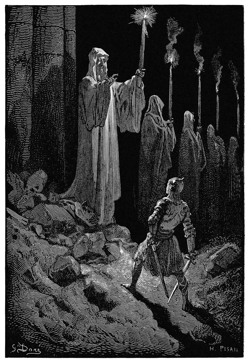 Corpse Candles – Old Book Illustrations