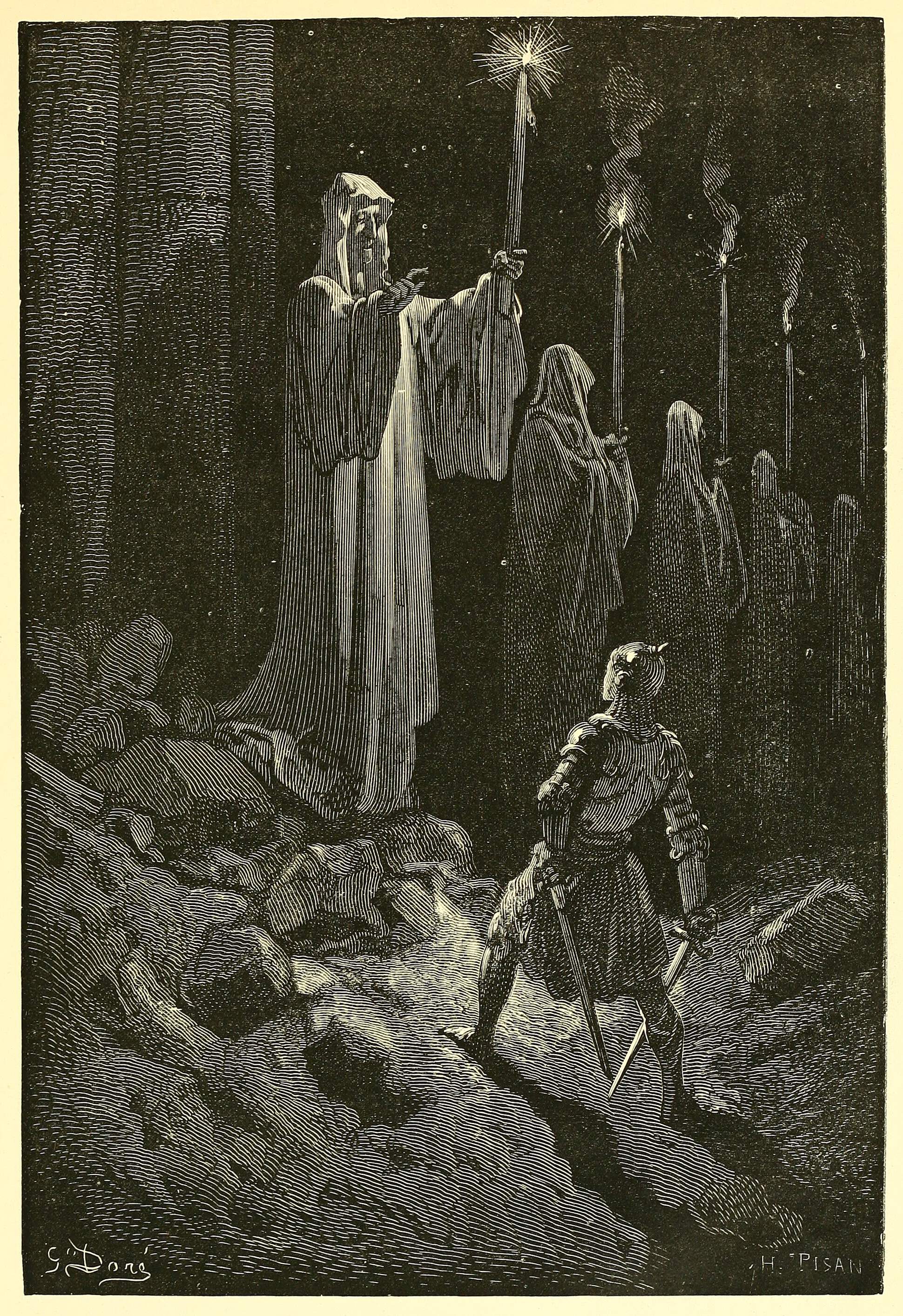 Corpse Candles – Old Book Illustrations