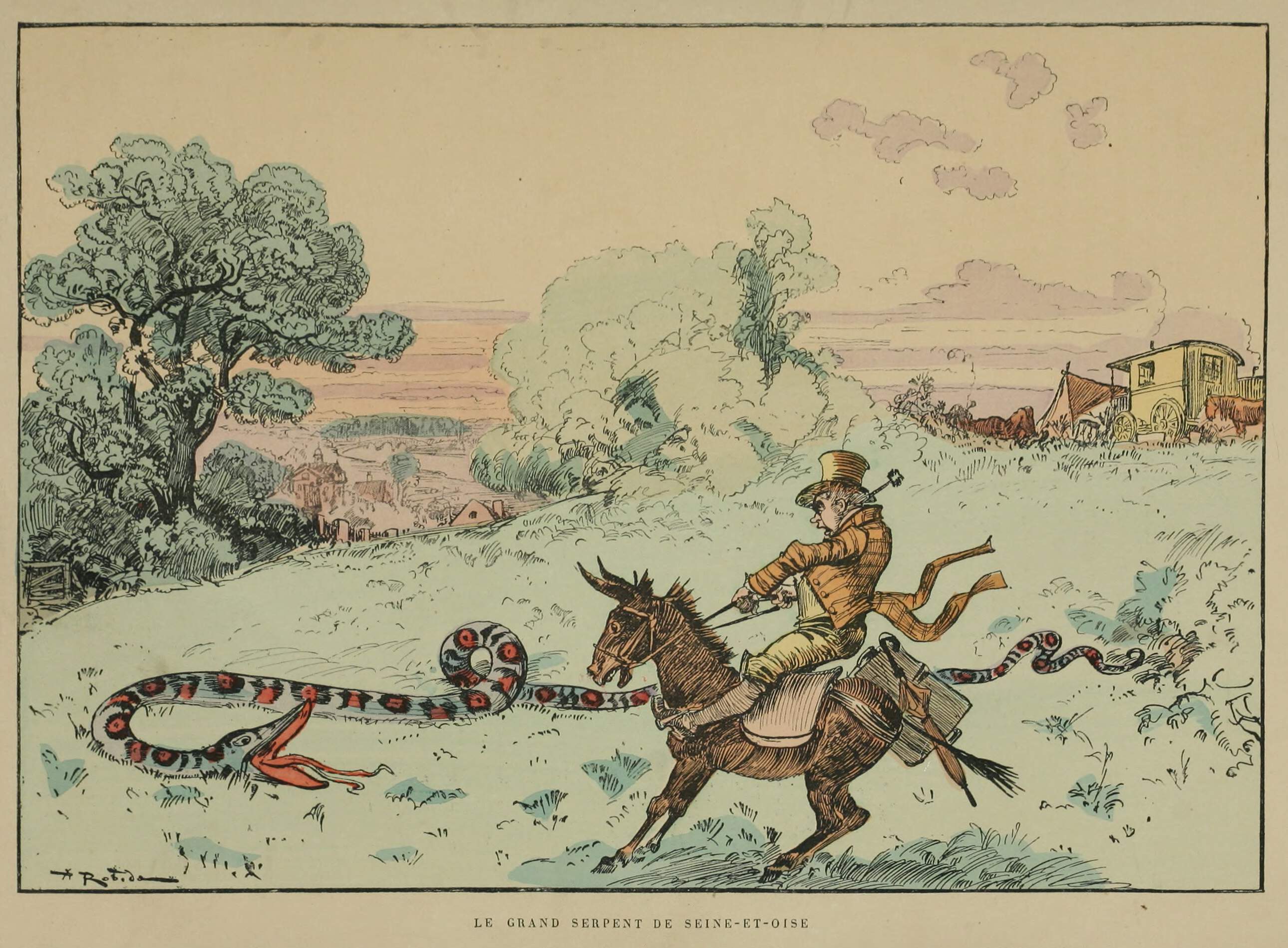 Great Serpent – Old Book Illustrations