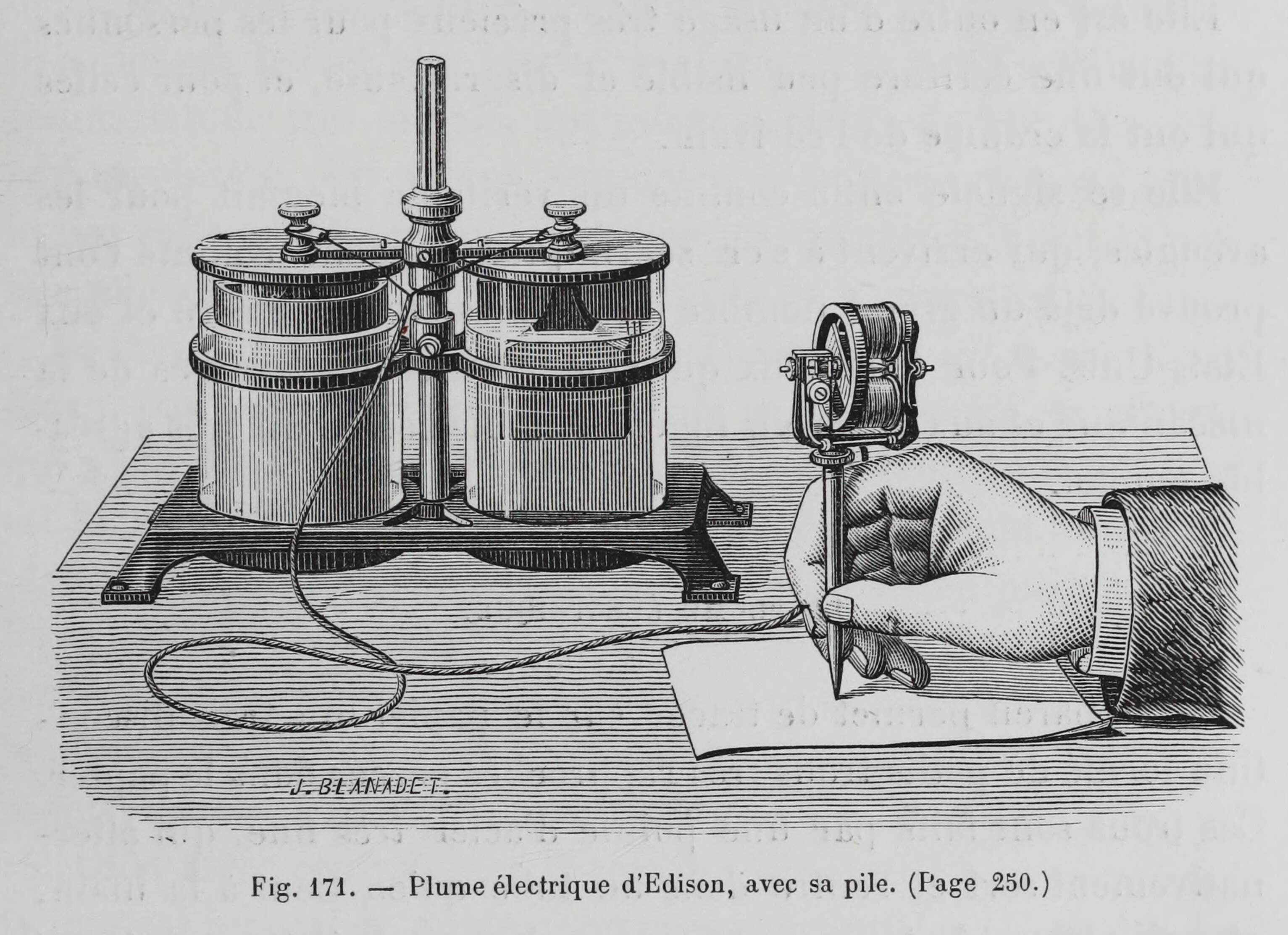 Edison’s Electric Pen – Old Book Illustrations