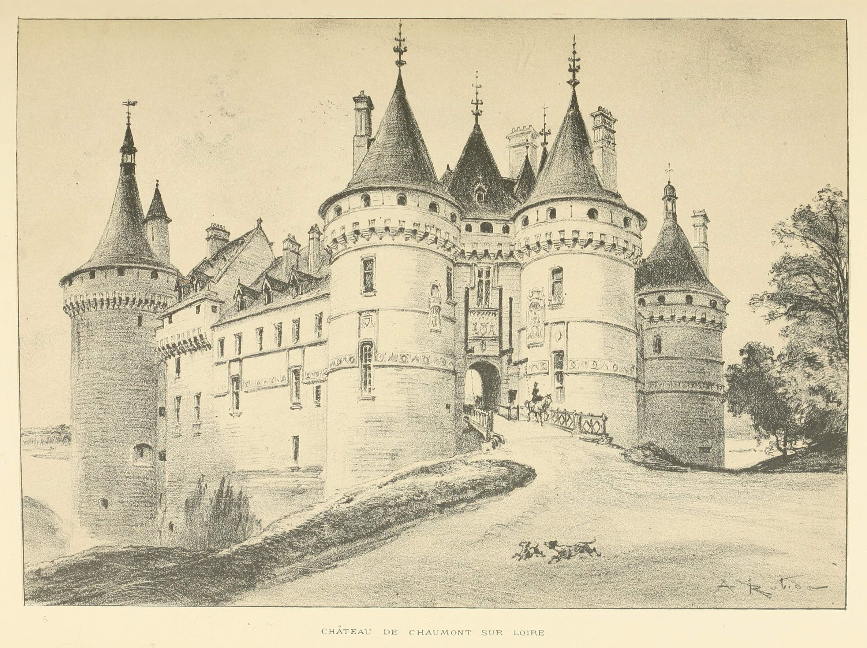 Château de Chaumont – Old Book Illustrations
