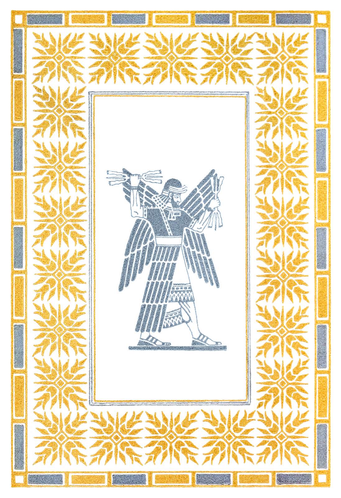 Mesopotamian God Hadad – Old Book Illustrations