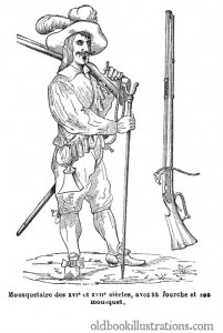 Musketeer – Old Book Illustrations